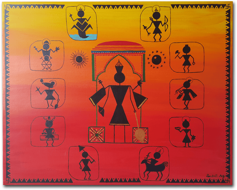 ORIGINAL HANDMADE TRADITIONAL WARLI PAINTINGS – DailyDesignist